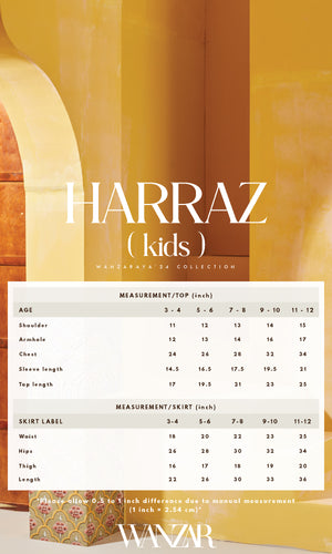 Harraz Baju Melayu Kids in Teal Green