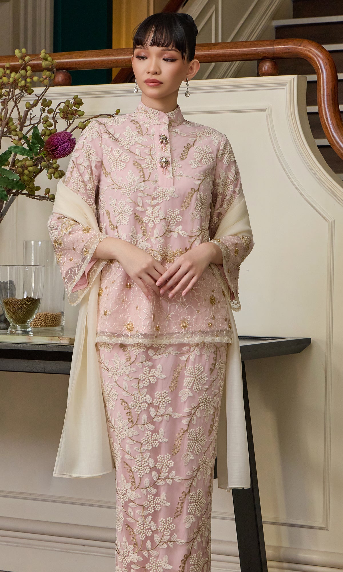 Merida Kurung in Sweet Pink