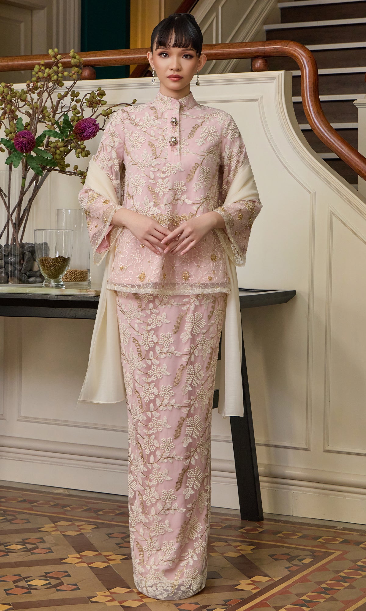 Merida Kurung in Sweet Pink